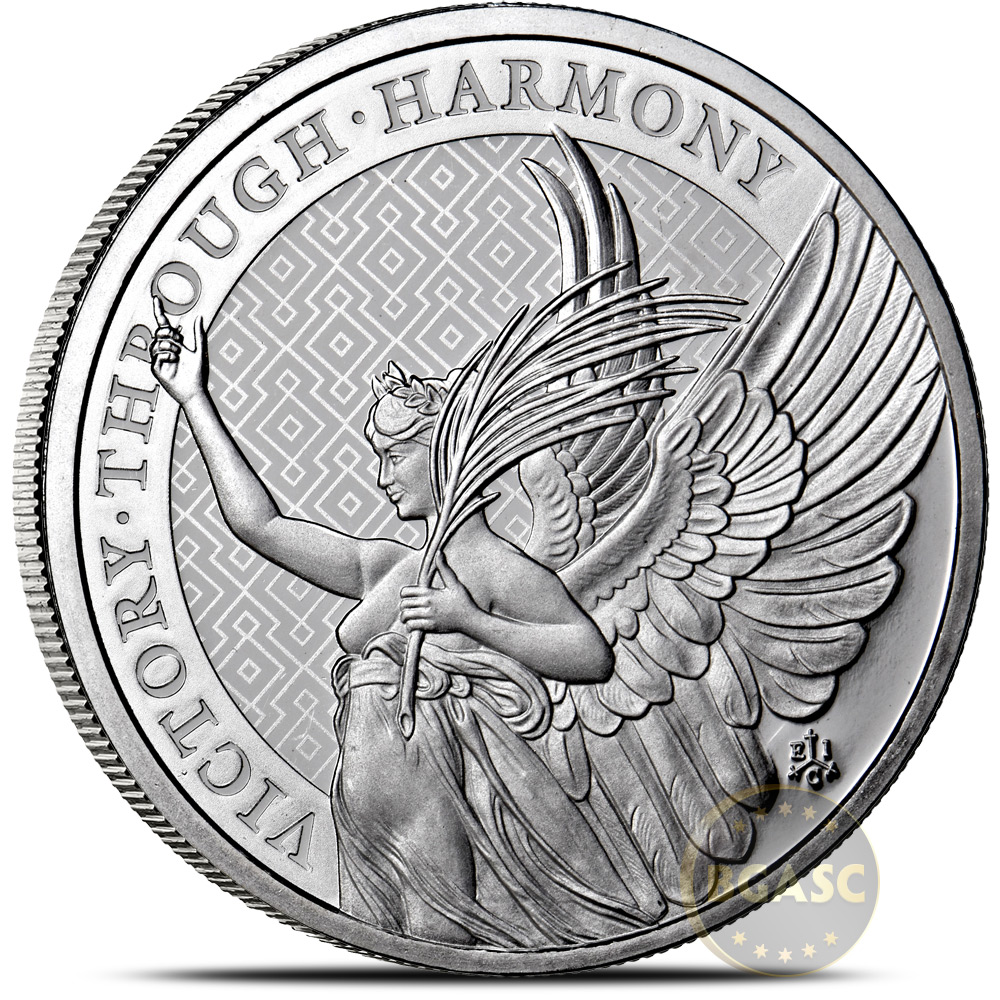 Buy 2021 1 oz Silver Queen's Virtues St. Helena Bullion Coin - Victory ...