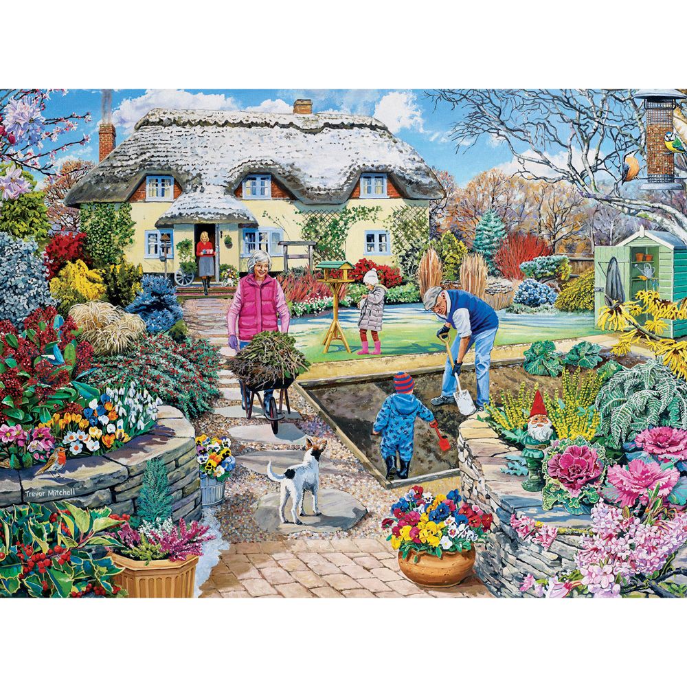Winter Garden 300 Large Piece Jigsaw Puzzle | Bits and Pieces