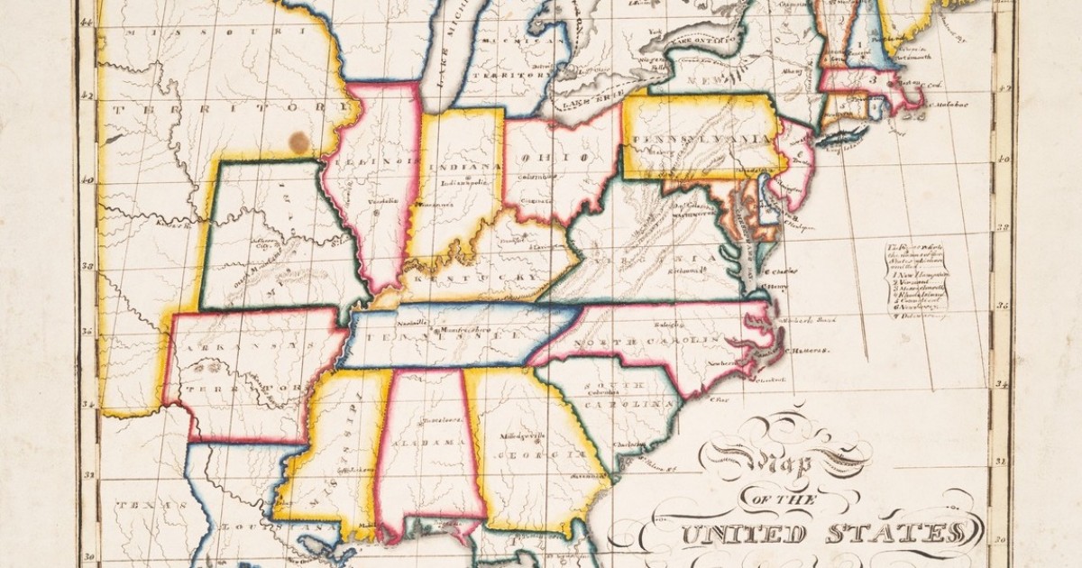 In Its First Decades, The United States Nurtured Schoolgirl Mapmakers ...