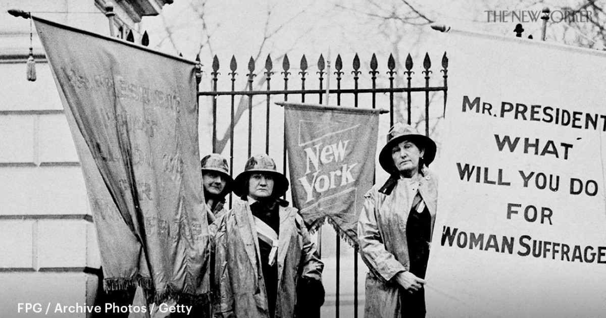 Protest Delivered the Nineteenth Amendment — Bunk