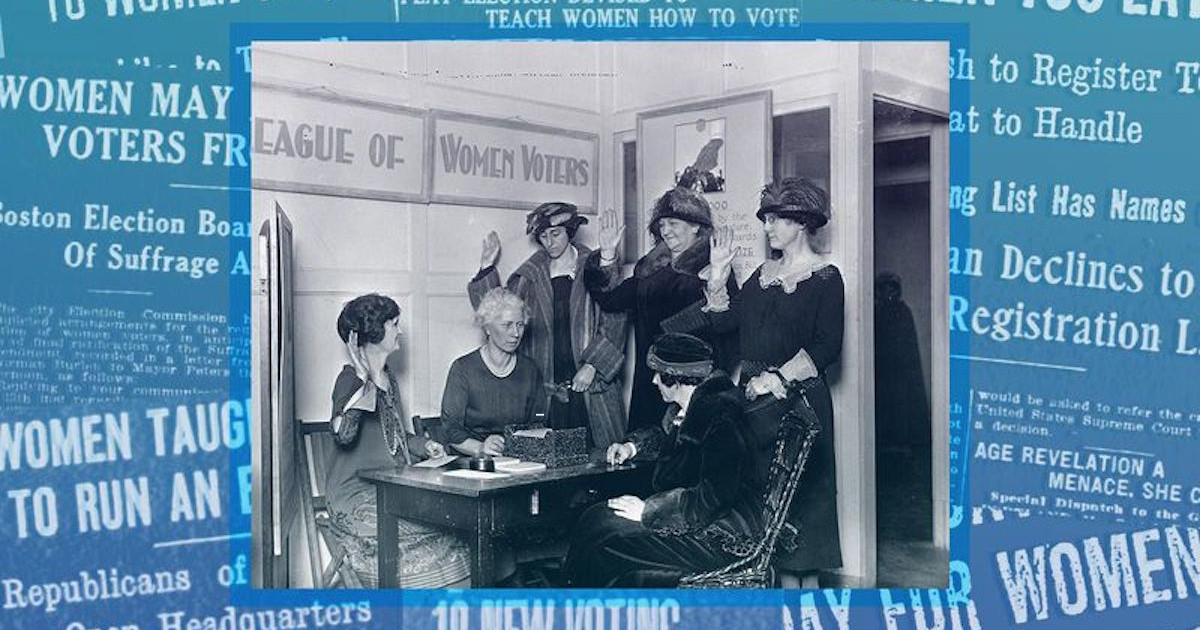 What the First Women Voters Experienced When Registering for the 1920 ...