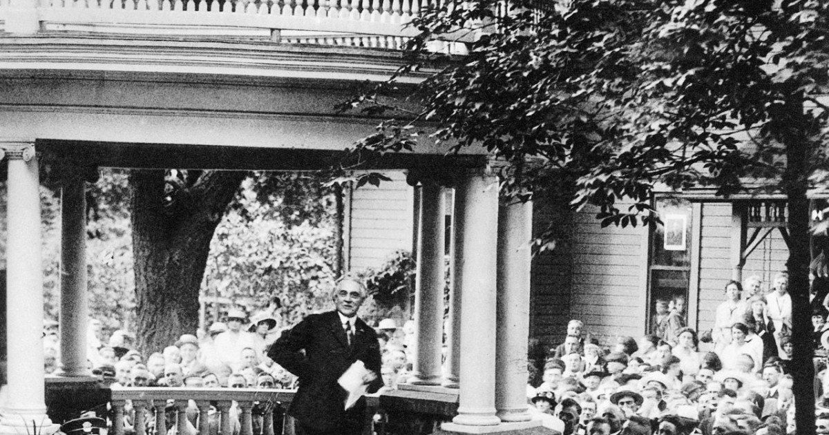 How the Promise of Normalcy Won the 1920 Election — Bunk