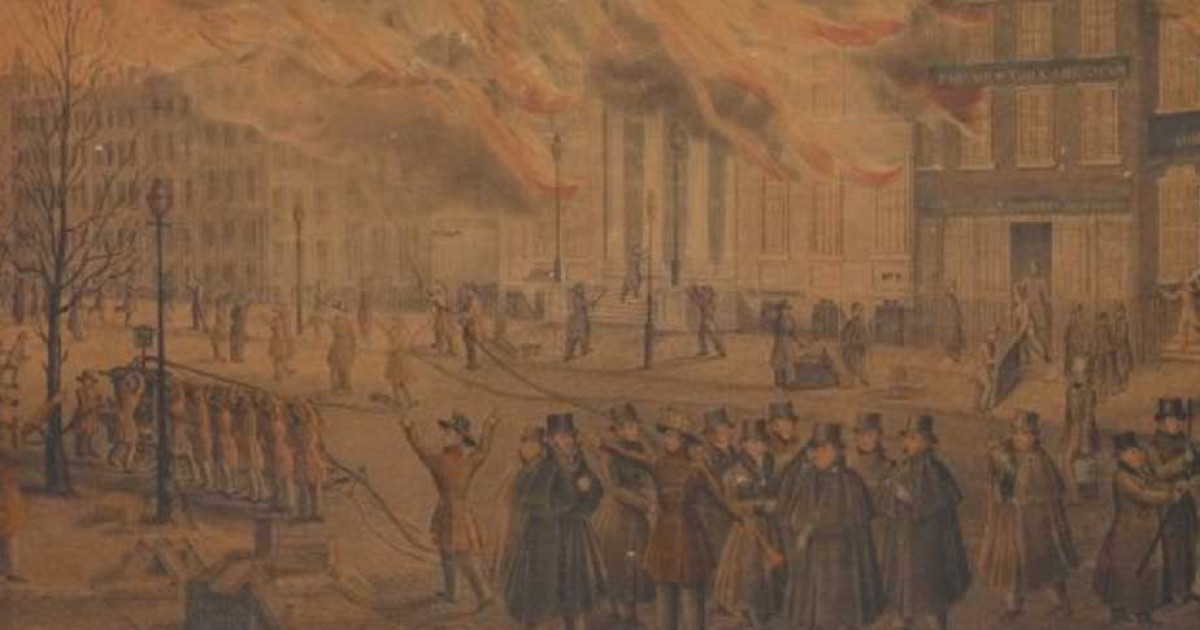 New York City: The Great Fire of 1835 — Bunk