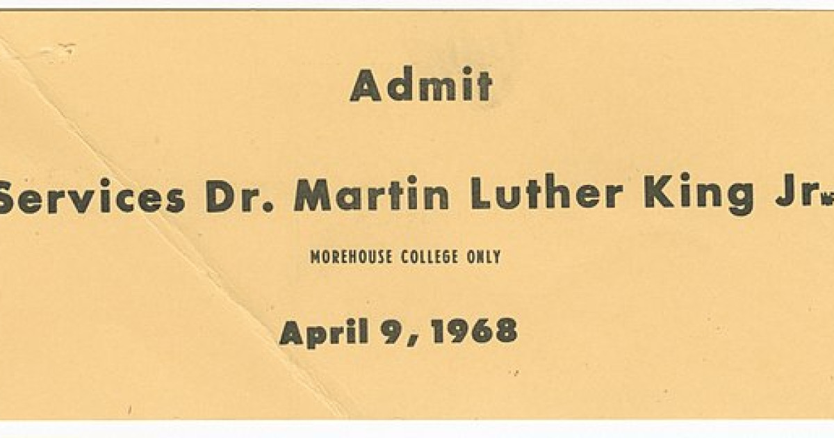 Martin Luther King Jr Funeral Service