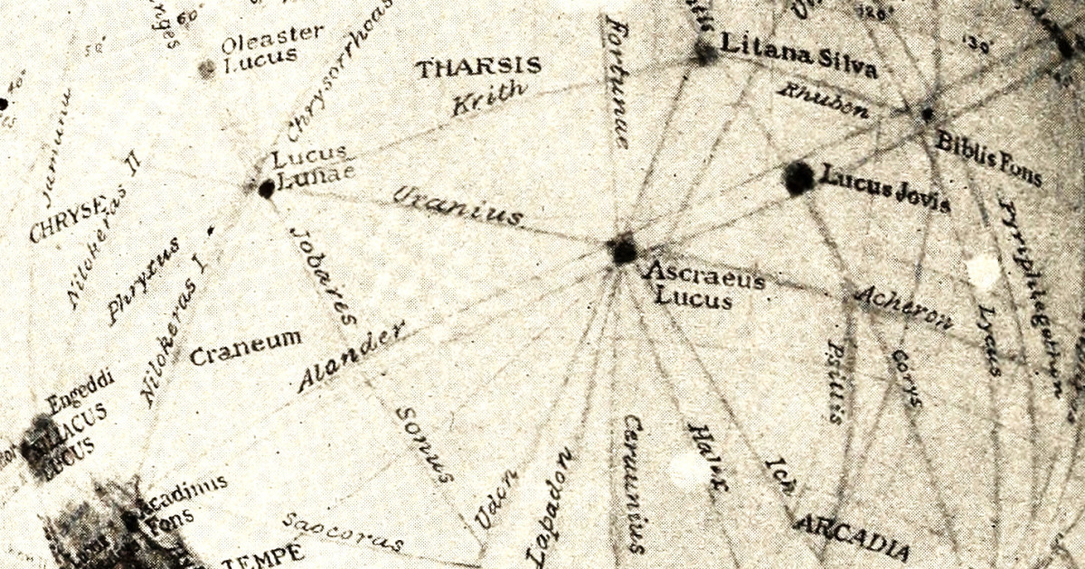 Alien Aqueducts: The Maps of Martian Canals — Bunk