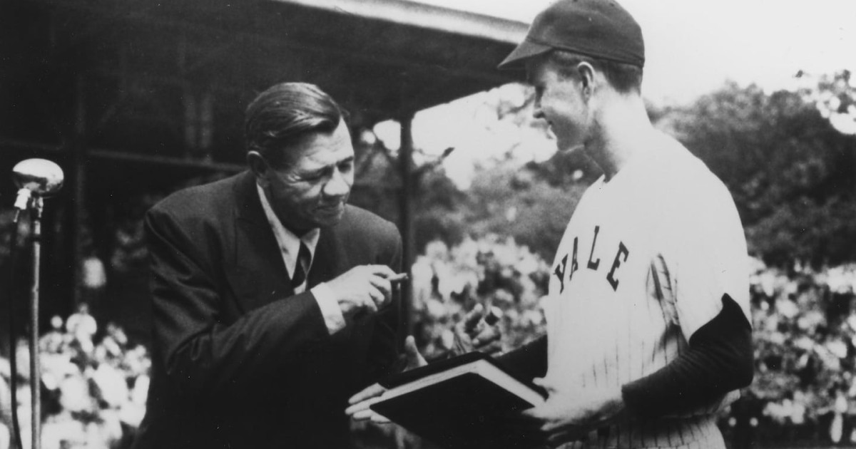 In Babe Ruth’s Final Steps on Public Stage, Two Brushes With History — Bunk