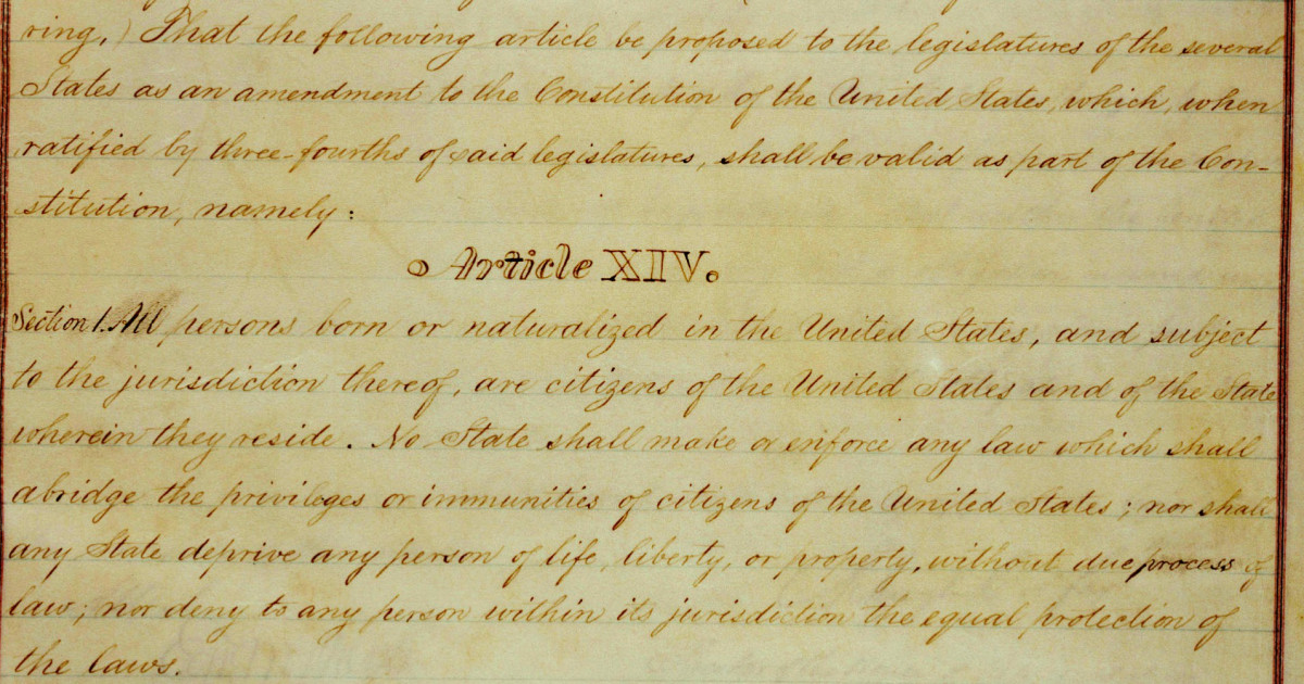 The Fourteenth Amendment's Ambiguous Section Three — Bunk
