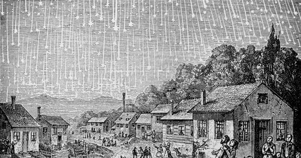 The Massive Meteor Shower That Convinced People the World Was Ending — Bunk