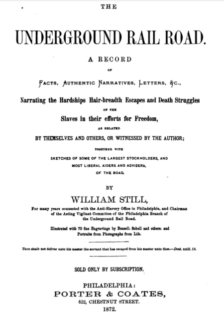The Underground Railroad — Bunk History
