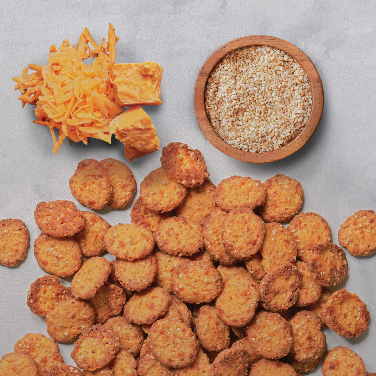 Cheddar Crisps 16 oz Bag | Byrd Cookie Company |Savannah GA