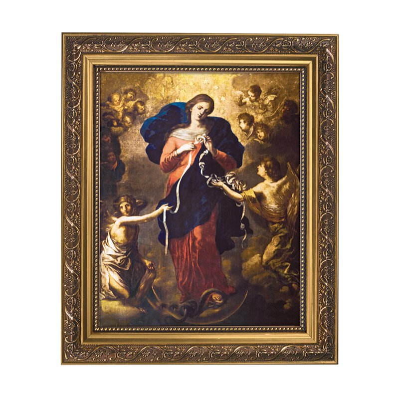 Mary, Untier of Knots - Framed Print Under Glass, Mary, Untier of Knots ...