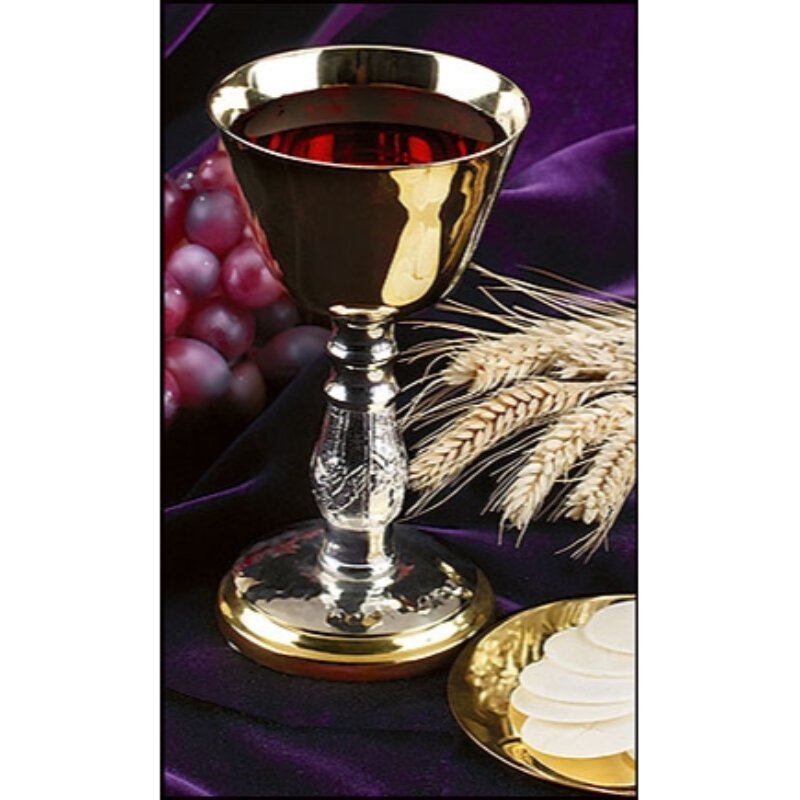 Chalice and Paten Set - 5oz Capacity, Sacred Vessels: Catholic Gifts & More