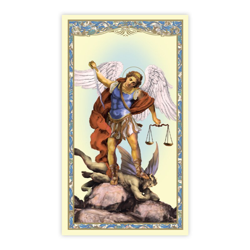 Saint Michael Holy Cards - 100/pk, Holy Cards: Catholic Gifts & More