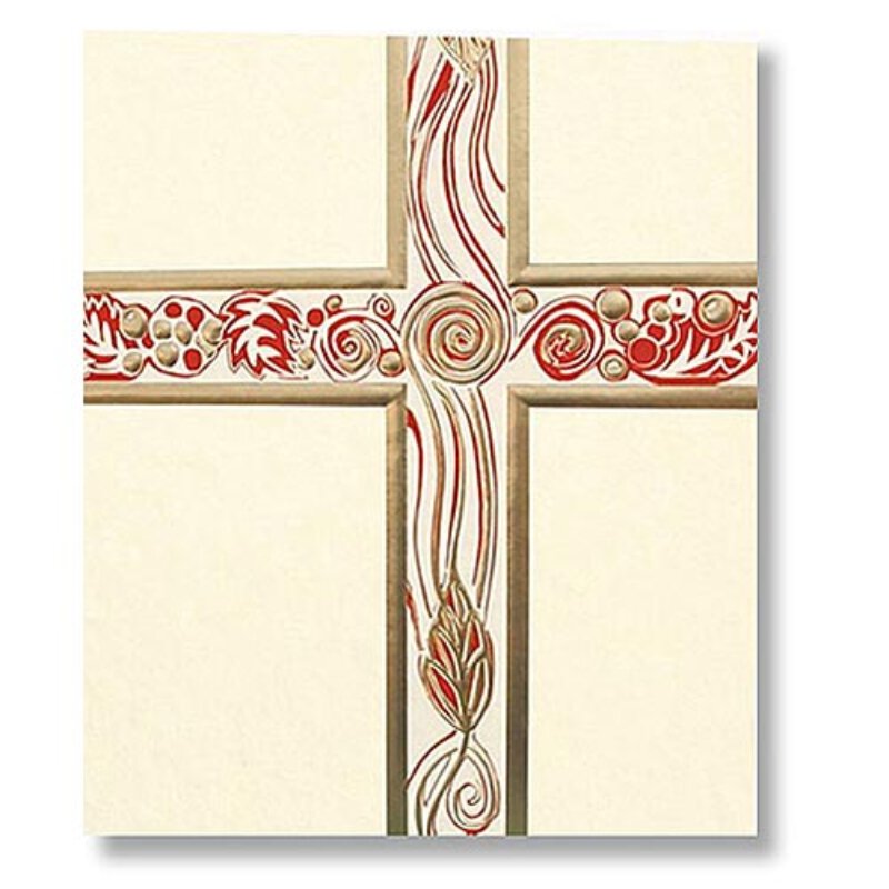 Ivory with Gold Foil - Ceremonial Service Binder, Church Supplies ...