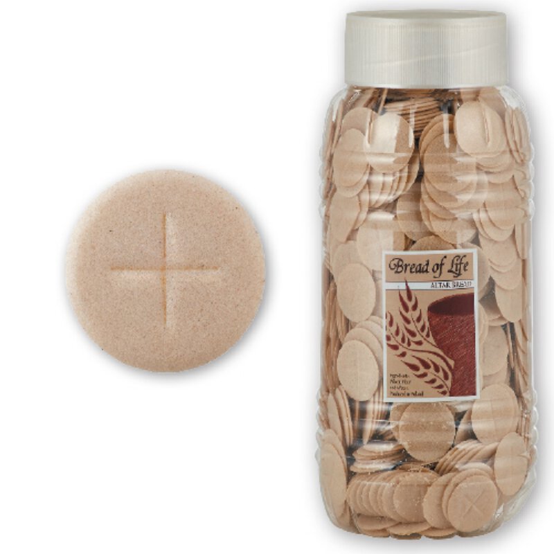 Bread of Life Communion Hosts - 1 1/8 Wheat, Communion Hosts/Altar ...