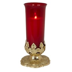 Red Replacement Globe for Sanctuary Light Holder, Candles/Incense ...