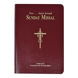 St Joseph Sunday Missal - Red Vinyl - Catholic Gifts & More
