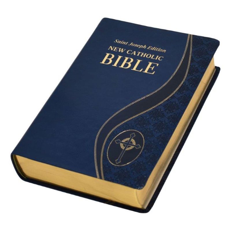 Giant Print New Catholic Bible Dark Blue Dura Lux Binding Large Giant Print New Catholic Bible Dark Blue Dura Lux Binding Large