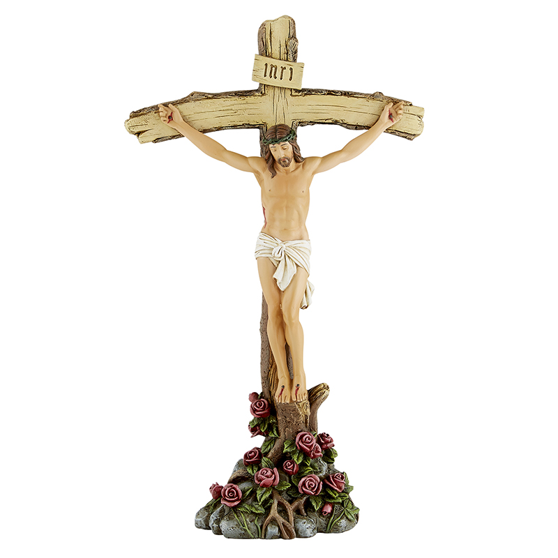 Roses Standing Crucifix - Michael Adams Design, Standing Crucifixes ...