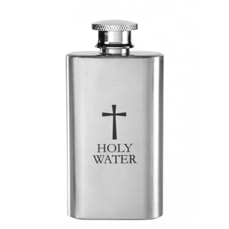 Stainless Steel Holy Water Bottles - 2/pk, Church Supplies: Catholic ...