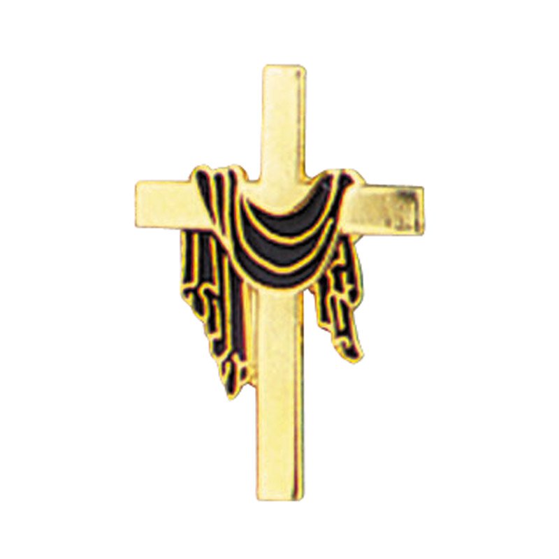 Lenten Cross with Robe Lapel Pins - 25/pk, Lapel Pins: Catholic Gifts ...