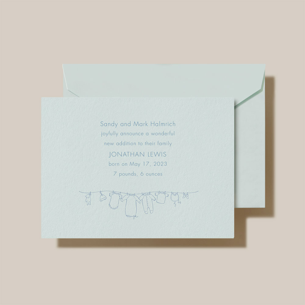 Birth Announcement Stationery