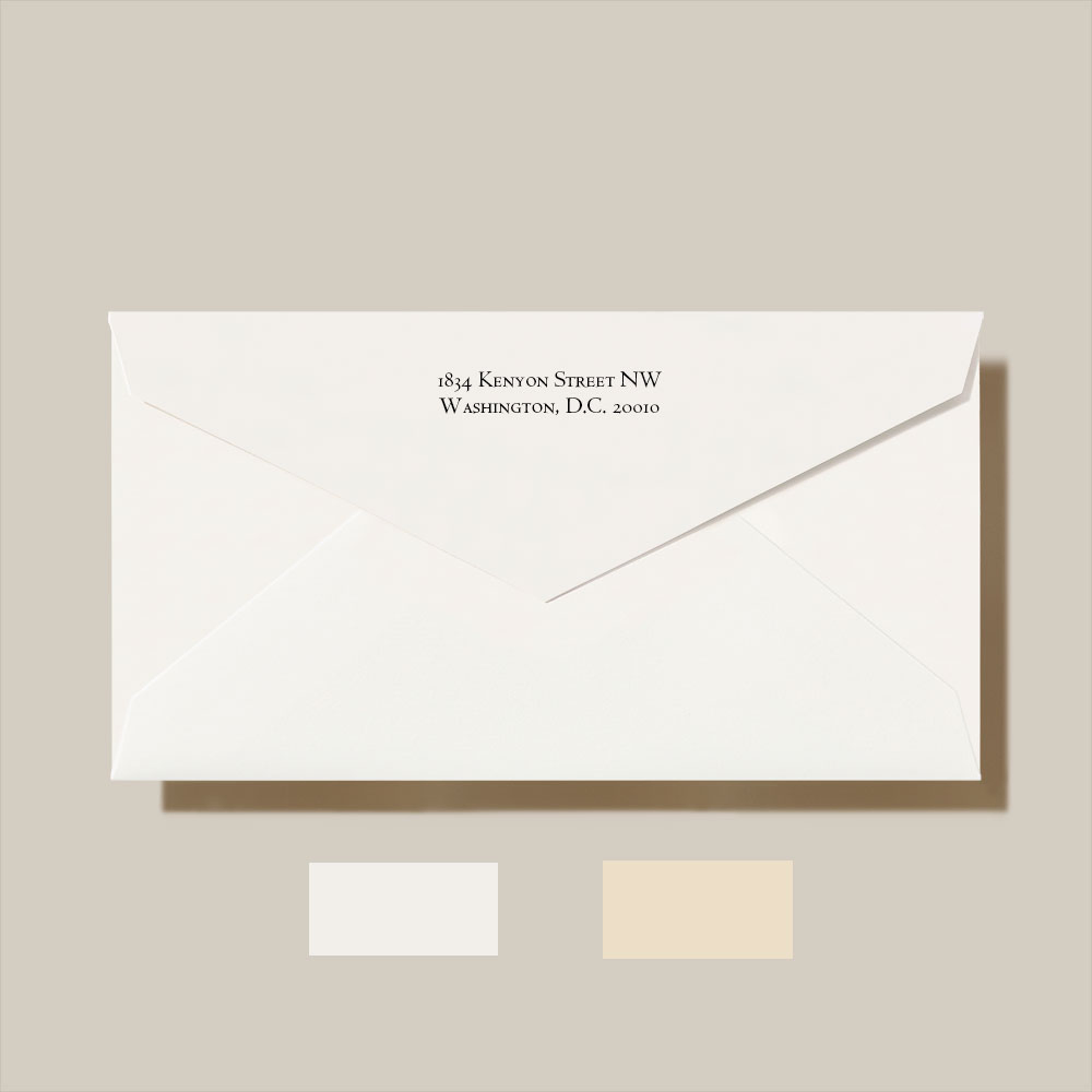 Custom Western Stationary Envelope
