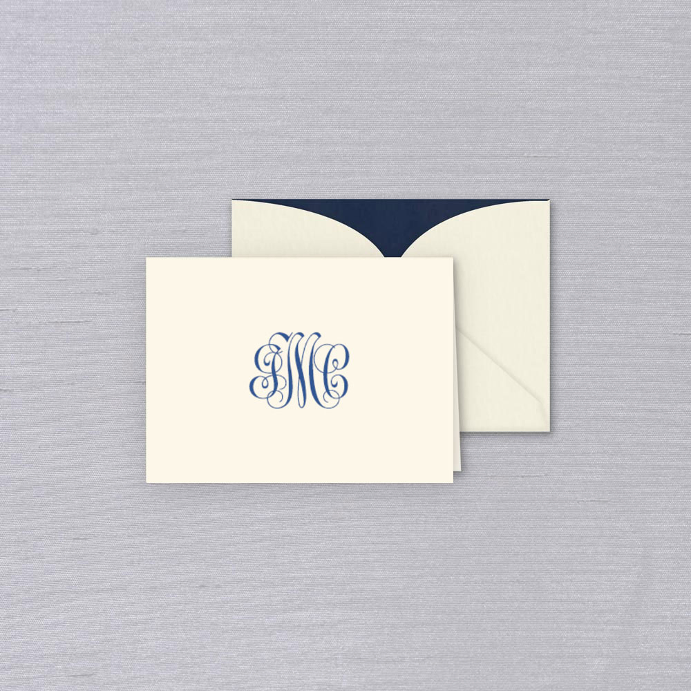 William Arthur Monogram Fine Stationery – Betty Hunley Designs