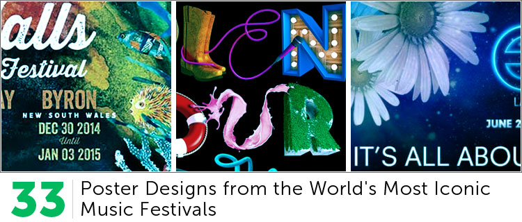 33 Poster Designs from the World's Most Iconic Music Festivals