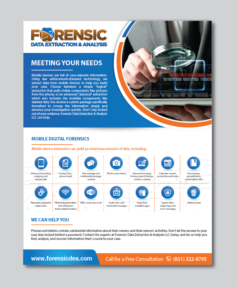 Au Service De La Justice : Forensics, Société Californienne Emergente