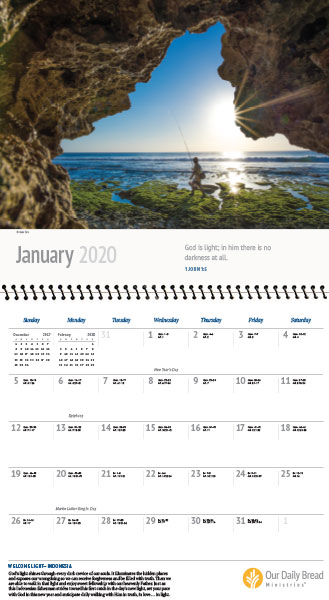 2019 Our Daily Bread Wall Calendar