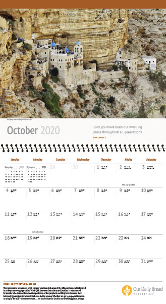 2020 Our Daily Bread Wall Calendar