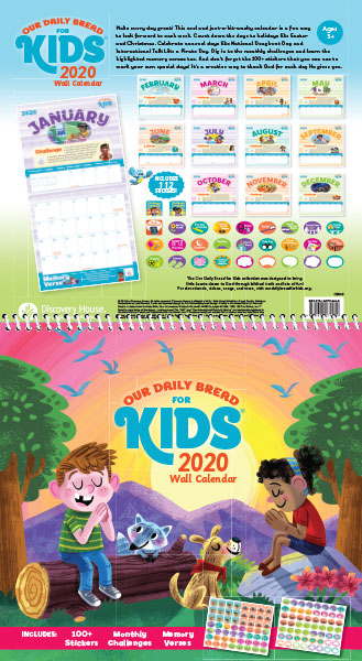 2020 Our Daily Bread for Kids Wall Calendar