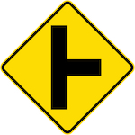 Merging Traffic Sign (Meaning, Color, Shape, What To Do)