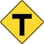 Side Road Sign (Meaning, Shape, Color)
