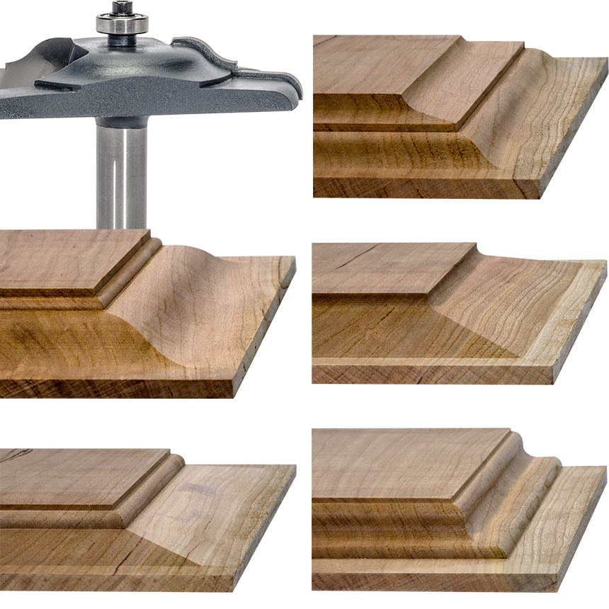 Cnc Bit Yonico Safety And Trust Router Bits CNC Cabinet Door Ogee 2 ...