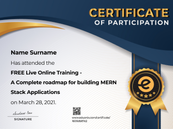Webinar-A Complete Roadmap For Building MERN Stack Applications