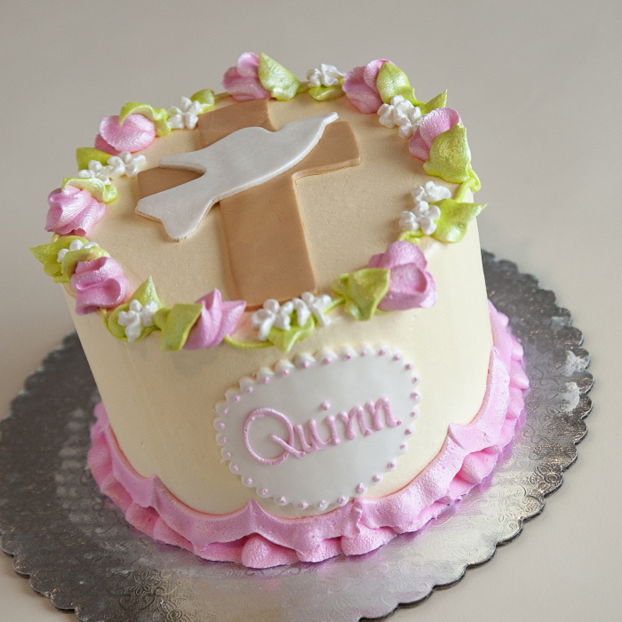 Communion Blessings Pink-6 Double Round, Communion Blessings Pink: elé ...