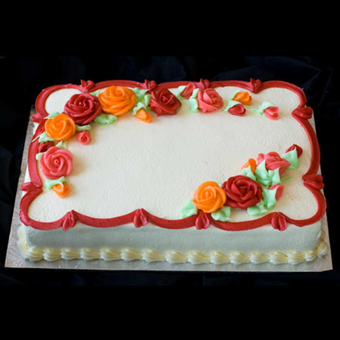 Rose Garden- Full Sheet, Rose Garden: elé Cake Co.