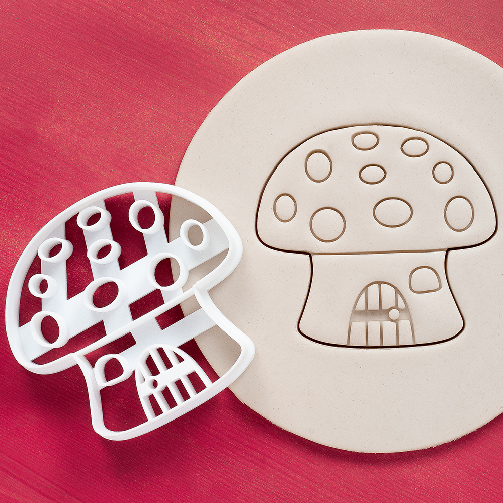 Mushroom House Cookie Cutter, New: Fancy Flours