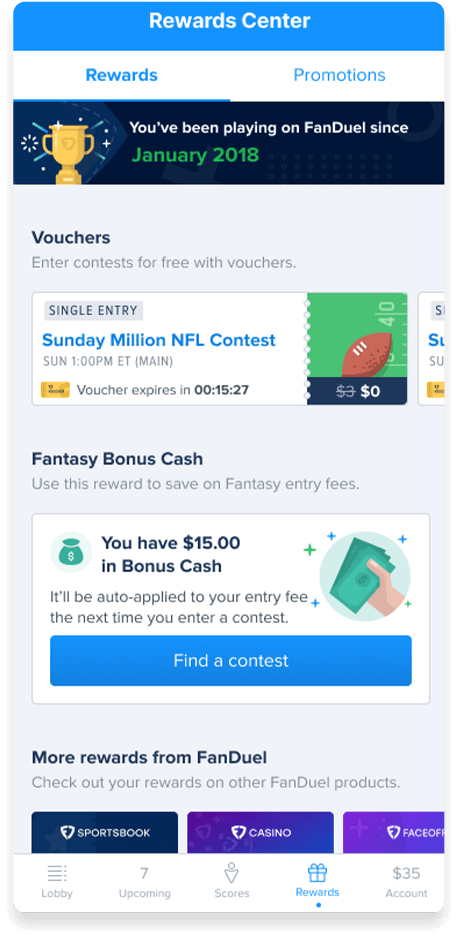 FanDuel: Daily Fantasy Football, NBA, NHL, MLB Leagues for Cash | FanDuel