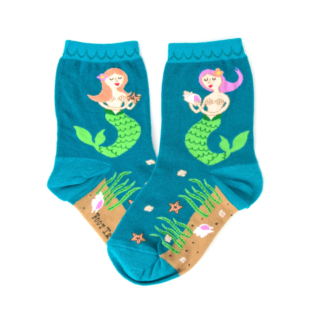 Children's Mermaid Socks, Kids Novelty Socks: Foot Traffic