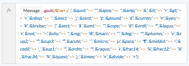 Decode HTML encoded string : Workato Success Center