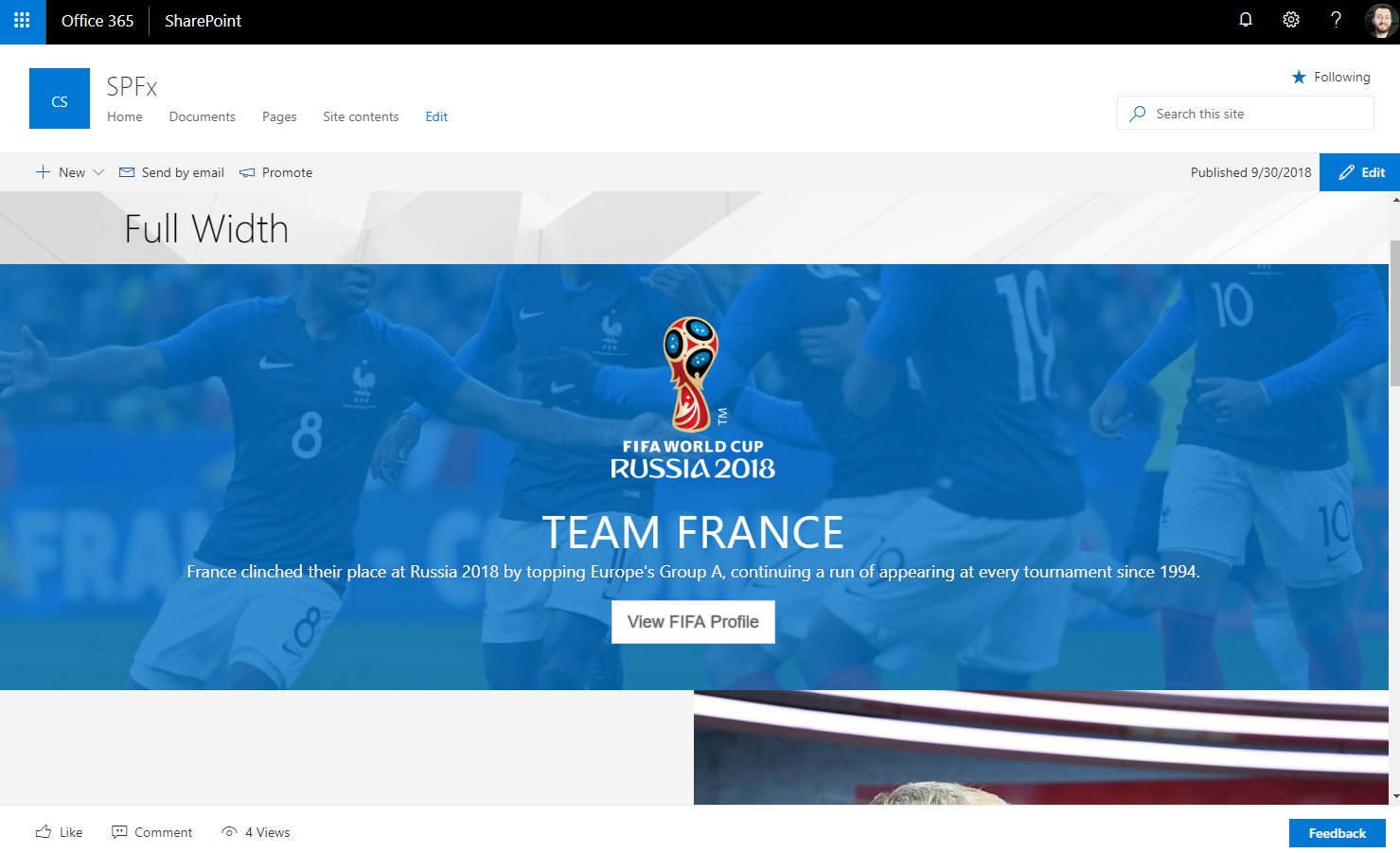 How to Create a Full Width Section in ShortPoint SPFx Web Part : ShortPoint Support