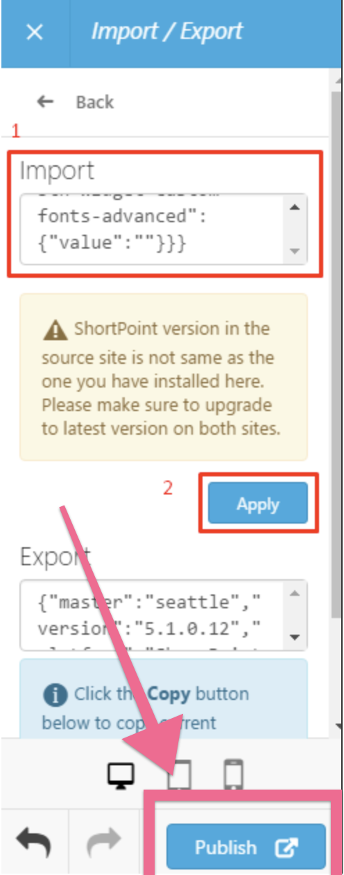 Copy Themes from ShortPoint Demos Website : Support Center