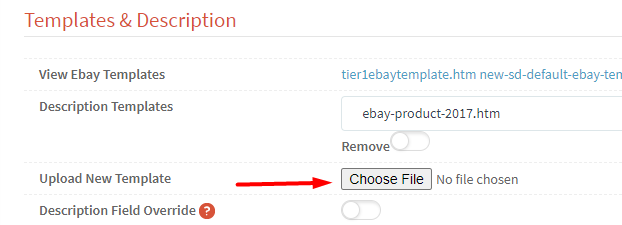 How To: Add a Custom eBay Template : Support