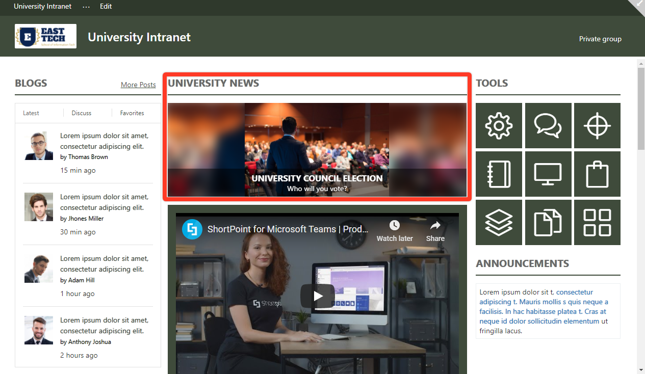 How to Make Rounded Corners for the ShortPoint Slideshows Design Element : ShortPoint Support