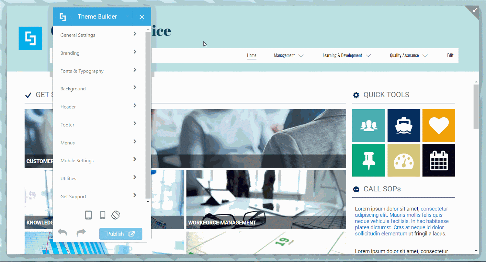 Copy Themes from ShortPoint Demos Website : ShortPoint Support