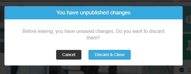Auto Save, Discard, Reset and Publish your Customizations : ShortPoint ...