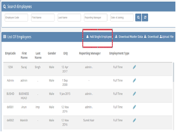 How to add a New joinee through Employee Master Template? : ZingHR